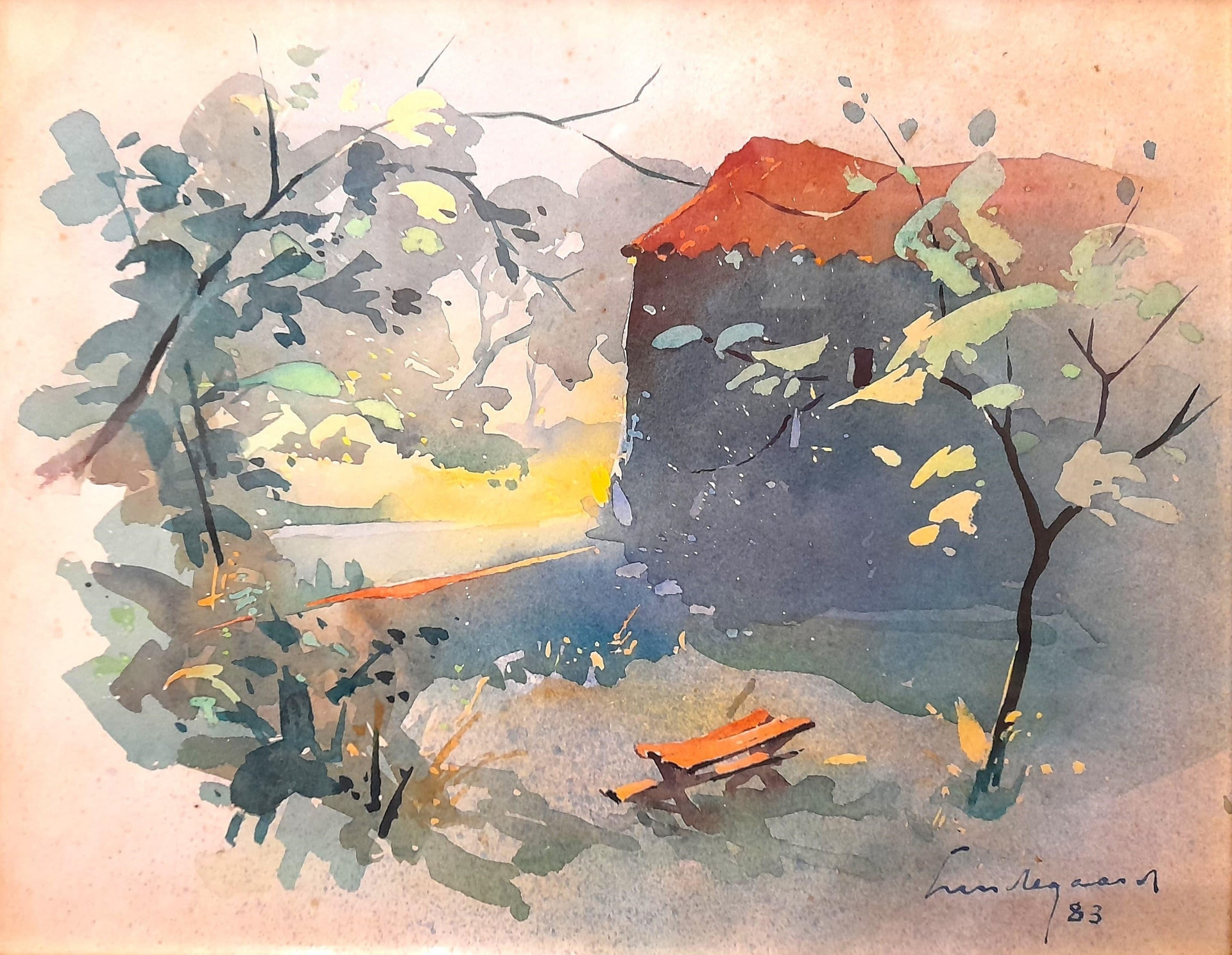 Aquarelles :: Henri_Lindegaard